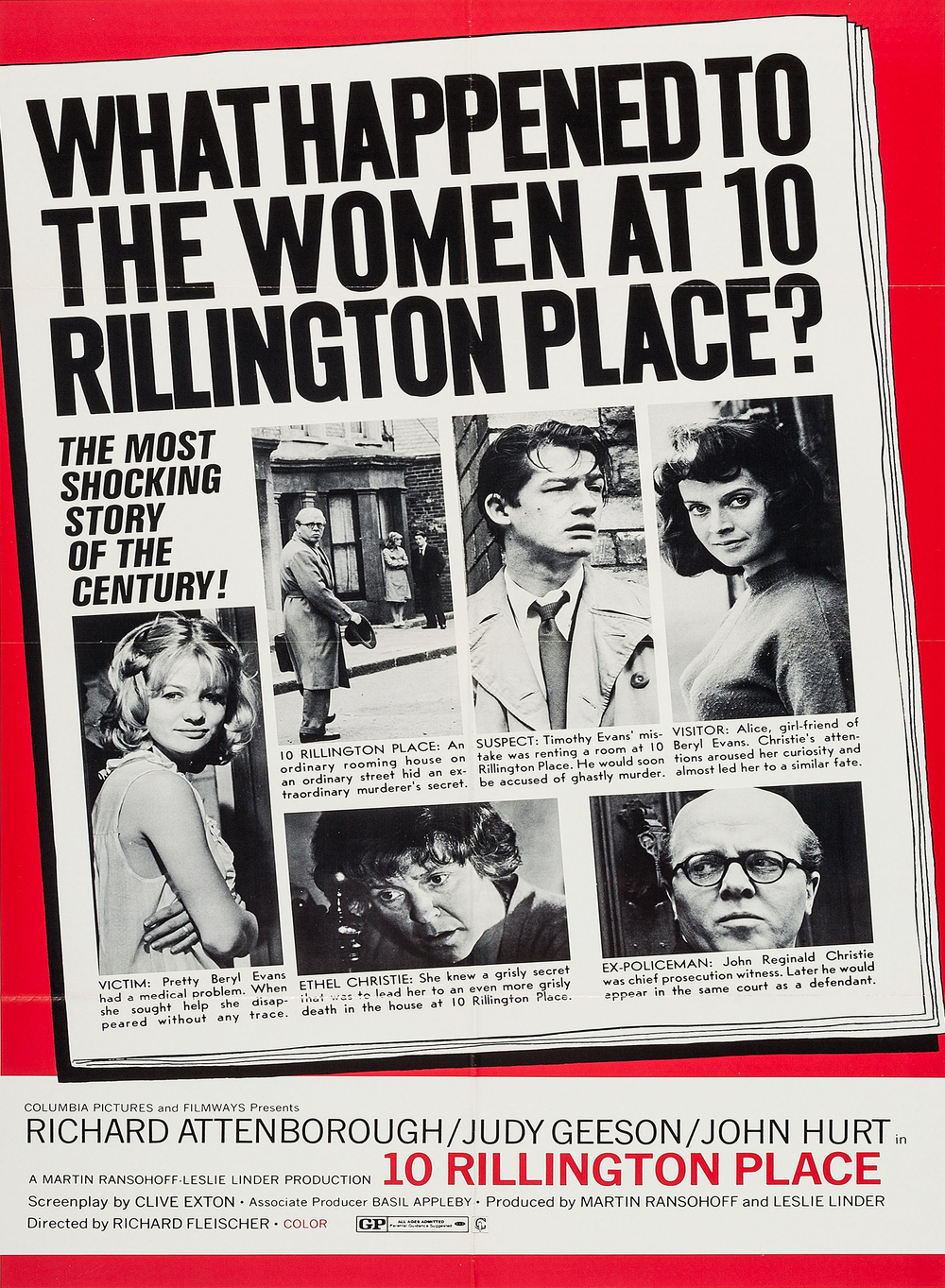 Test Blu-ray / L’Etrangleur de Rillington Place, réalisé par Richard ...