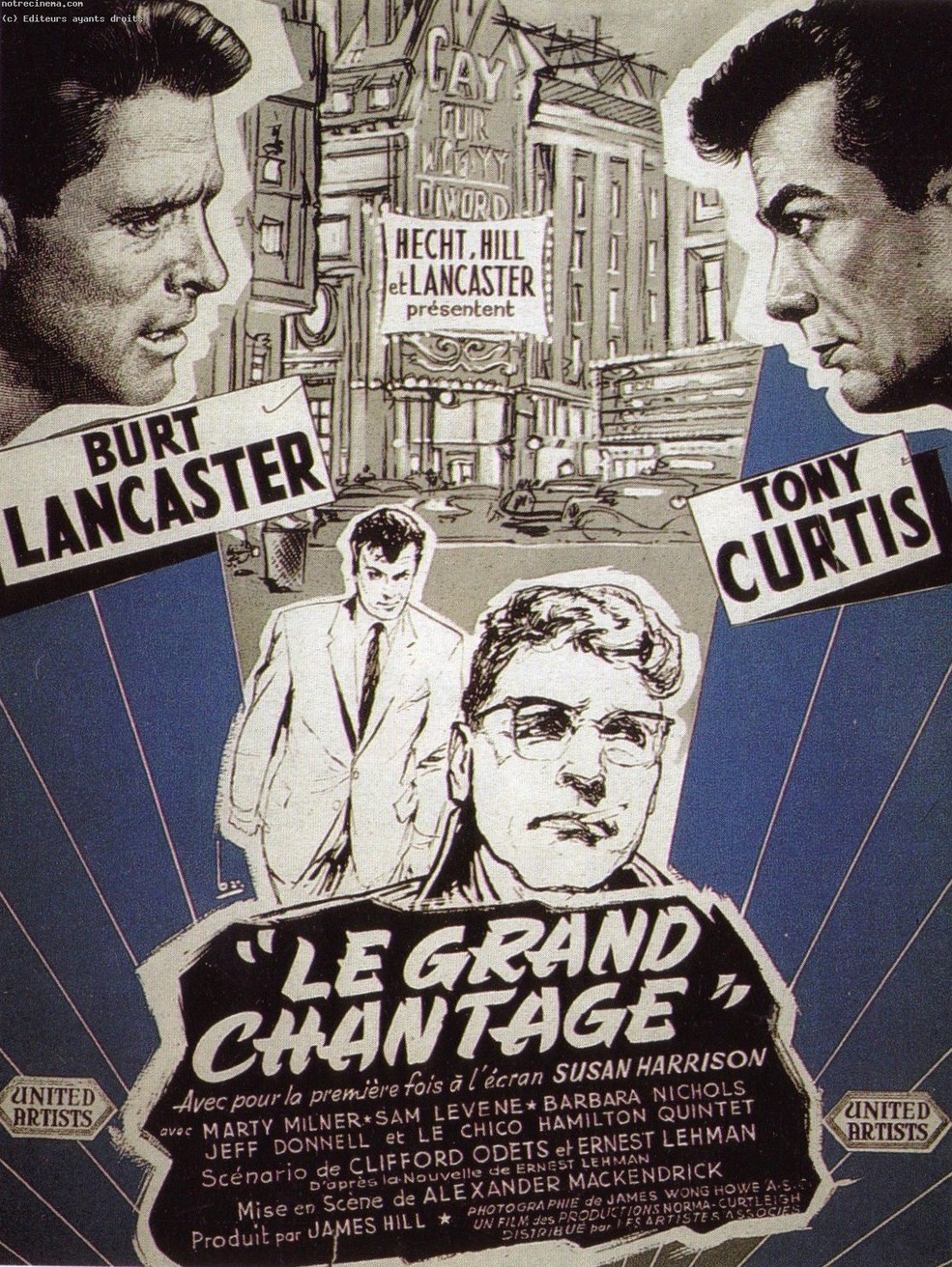 Test Blu-ray / Le Grand chantage, réalisé par Alexander Mackendrick ... Test Blu-ray / Le Grand chantage, réalisé par Alexander Mackendrick ...