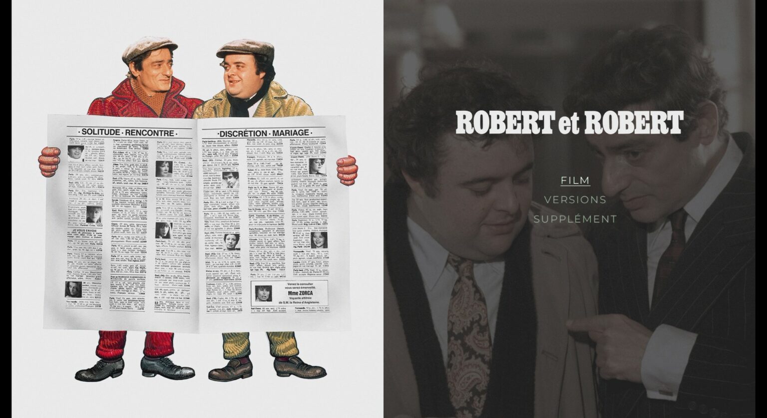 Test Blu-ray / Robert et Robert, réalisé par Claude Lelouch ...